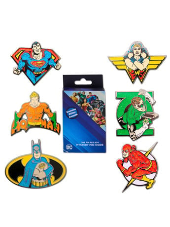 DC Comics Justice League Superheroes Random Enamel Pin