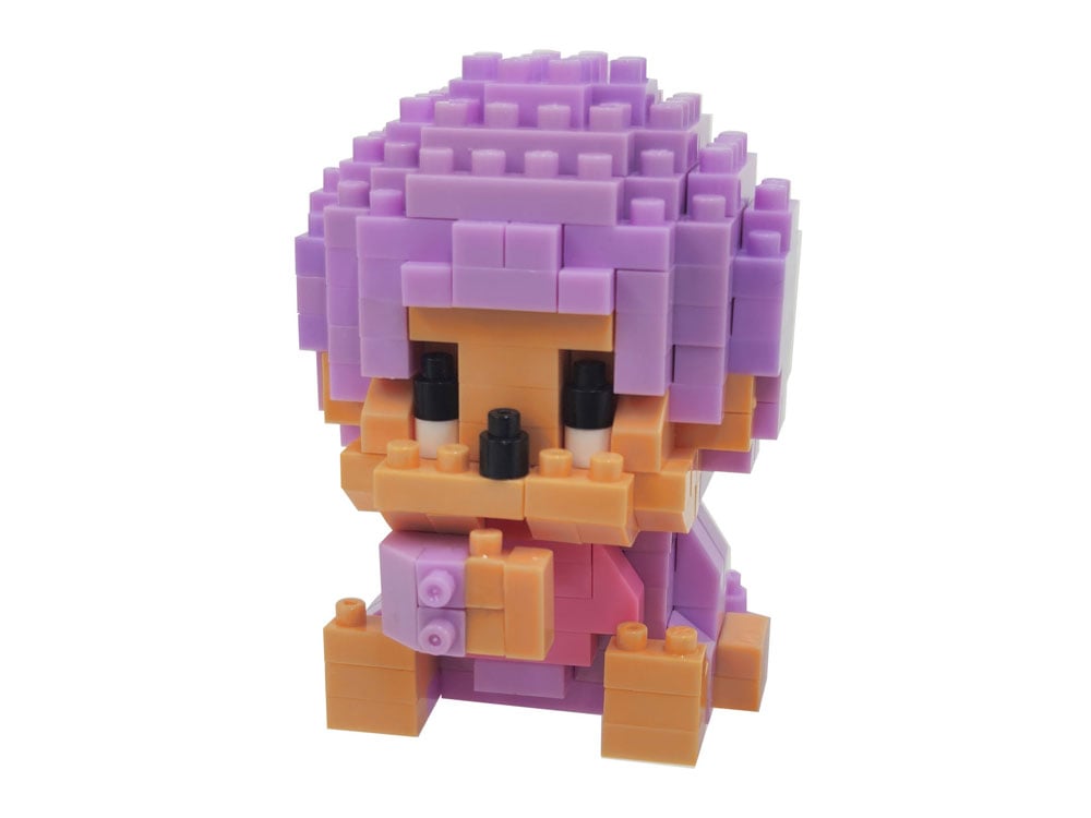 Monchhichi Nanoblock Character Collection Series Monchhichi-kun (Light ...