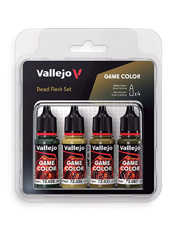 Vallejo Game Color: Dead Flesh Color Paint Set