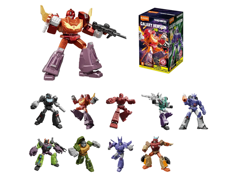 Transformers Galaxy Version 10 One Shall Stand Boxed Set of 9 Model Kits