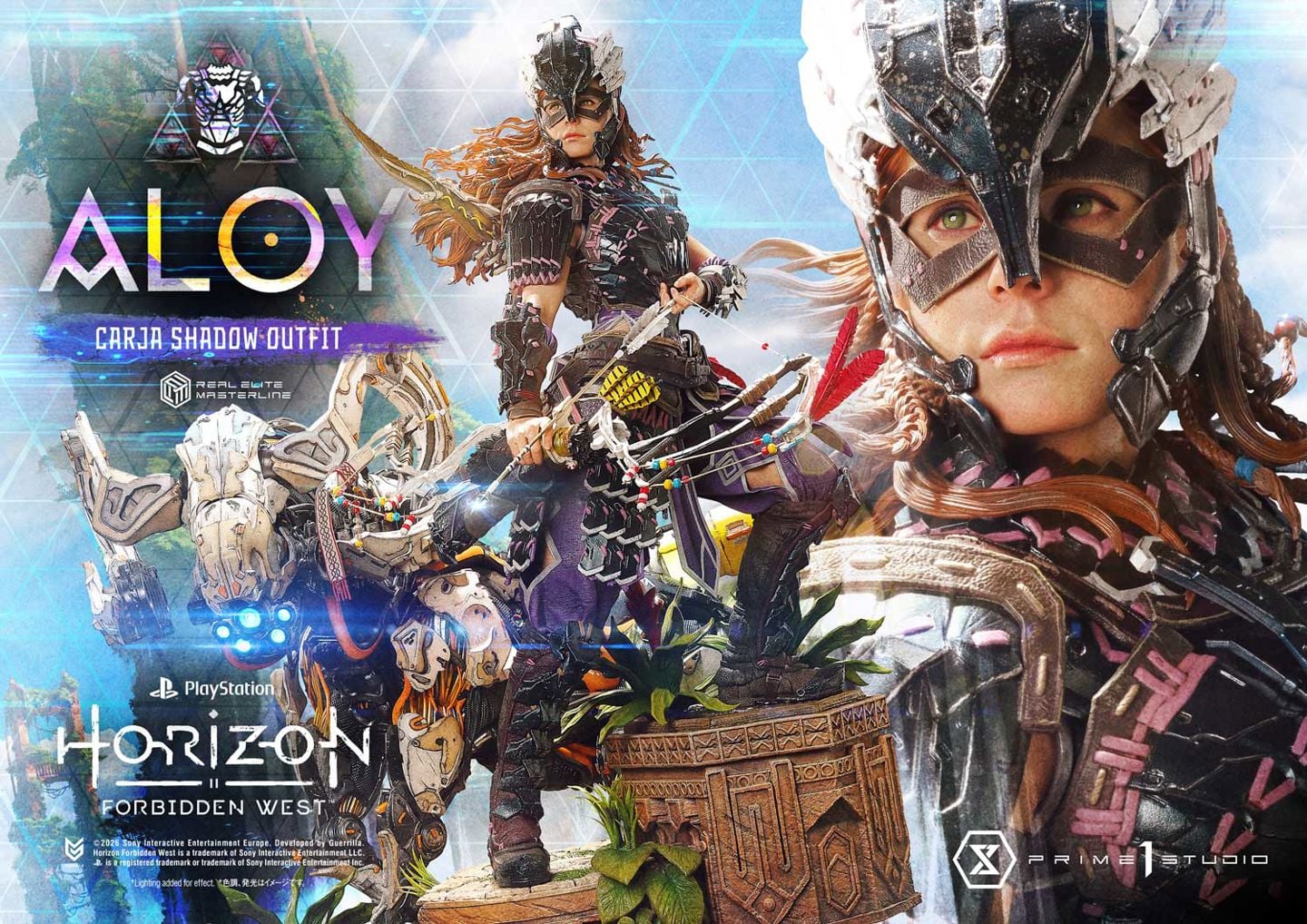 Horizon: Forbidden West Real Elite Masterline Aloy (Carja Shadow Outfit ...