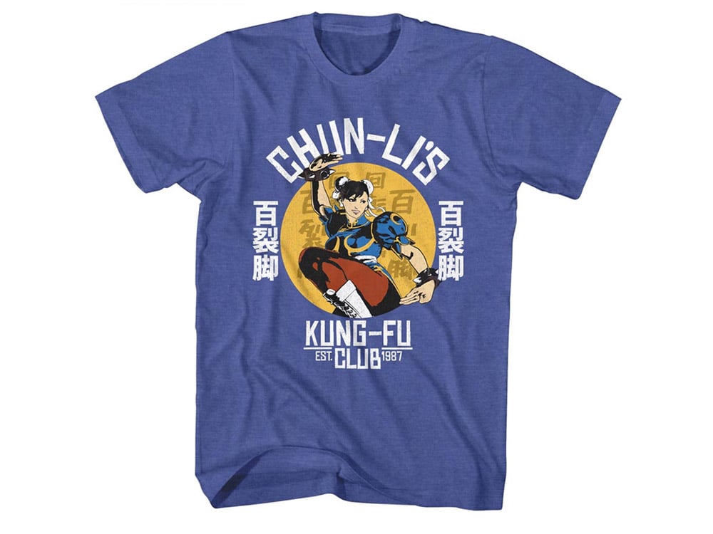 Street Fighter Chun-Li's Kung-Fu Club T-Shirt