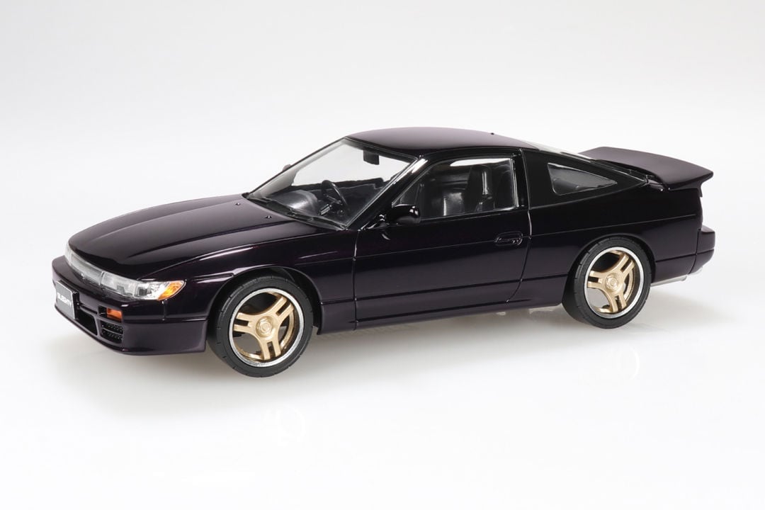 Aoshima Snap Kit No.27CU-MP Nissan Sileighty Custom (Metallic Purple) 1 ...