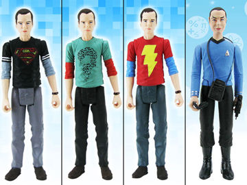 The Big Bang Theory 3.75" Figure Sheldon Series 02 - Set of 4 Exclusive