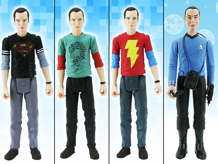 The Big Bang Theory 3.75" Figure Sheldon Series 02 - Set of 4 Exclusive