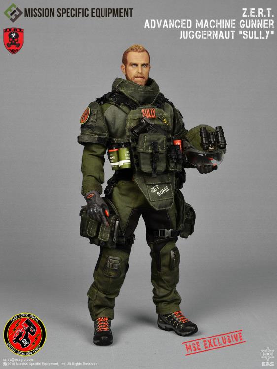 1/6 Scale Z.E.R.T. Figure - Advanced Machine Gunner Juggernaut "Sully ...