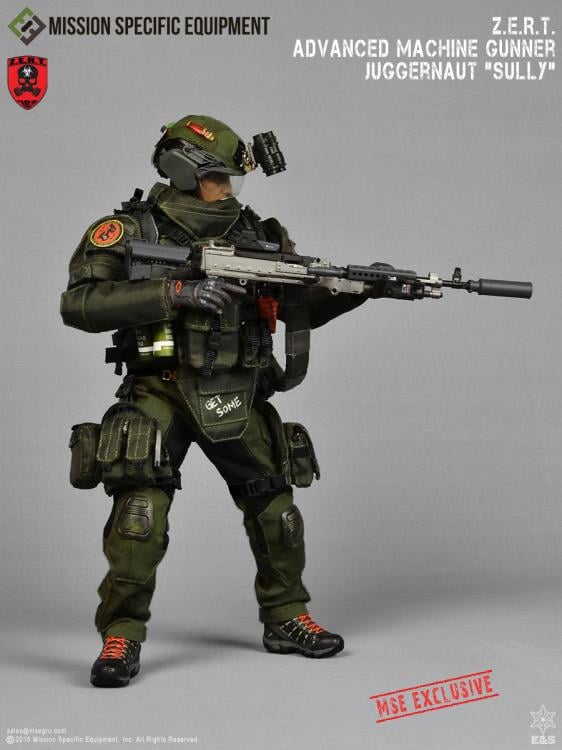 1/6 Scale Z.E.R.T. Figure - Advanced Machine Gunner Juggernaut "Sully ...