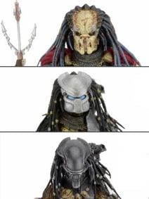 Alien vs. Predator Series 17 Set of 3 (Elder, Youngblood, & Serpent ...