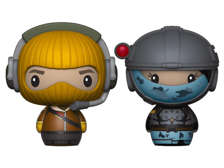 Fortnite Pint Size Heroes Raptor & Elite Agent Two-Pack