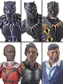 Black Panther Marvel Legends Wave 2 Set of 6 Figures (M'Baku BAF)