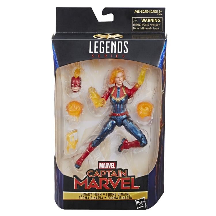 Captain Marvel Marvel Legends Captain Marvel (Binary Form) Exclusive ...