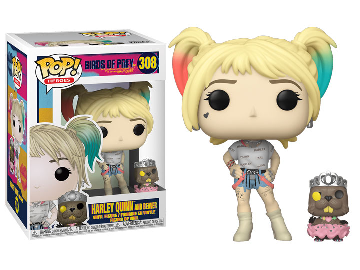 Pop! Heroes: Birds of Prey - Harley Quinn With Bernie the Beaver