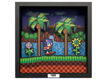 Sonic The Hedgehog Idle Pose Pixel Frame (9x9)
