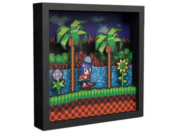 Sonic The Hedgehog Idle Pose Pixel Frame (9x9)