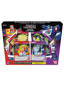 Transformers Trading Card Game Blaster Vs. Soundwave 2-Player Set (35th ...