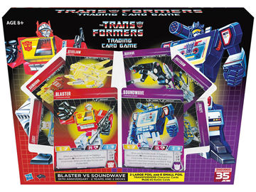 Transformers Trading Card Game Blaster Vs. Soundwave 2-Player Set (35th ...