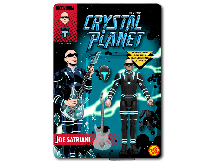 Joe Satriani's Crystal Planet FigBiz 5" Joe Satriani Figure
