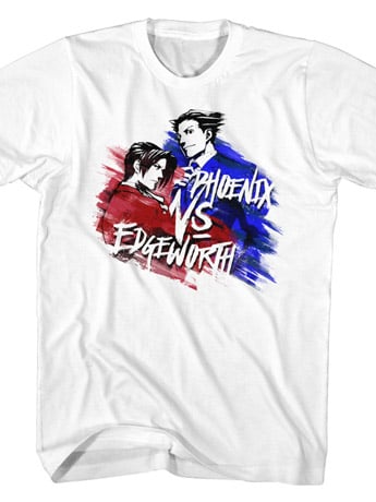 Ace Attorney Phoenix vs Edgeworth T-shirt