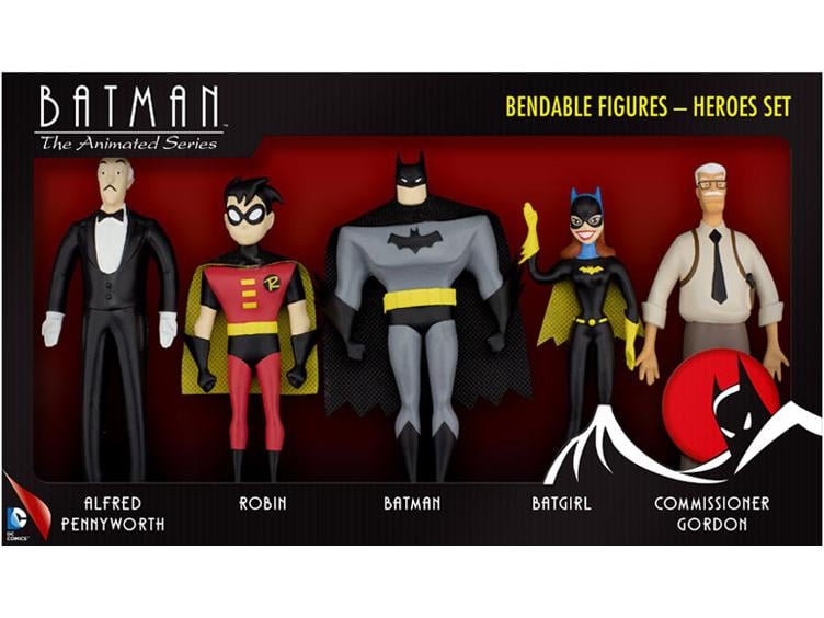 The New Batman Adventures 5.50" Bendable Figure Five Pack