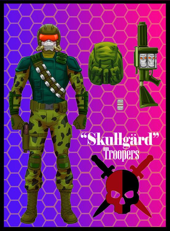 Strike Force Alpha Skullgard 1/18th Scale Action Figure