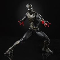 Spider-Man: No Way Home Marvel Legends Black and Gold Suit Spider-Man ...