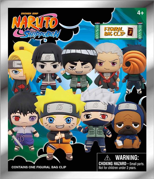 Naruto: Shippuden Series 3 Box of 24 Random Bag Clips