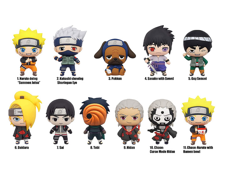 Naruto: Shippuden Series 3 Box of 24 Random Bag Clips