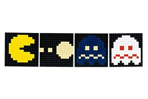 Pac-Man Classic Briks Pac-Man & Power Pellet Pixel 4-Pack