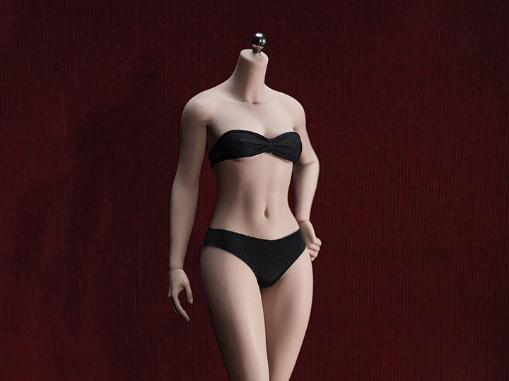 Super-Flexible Female Seamless 1/6 Scale Suntan Small Bust Body (S47B ...